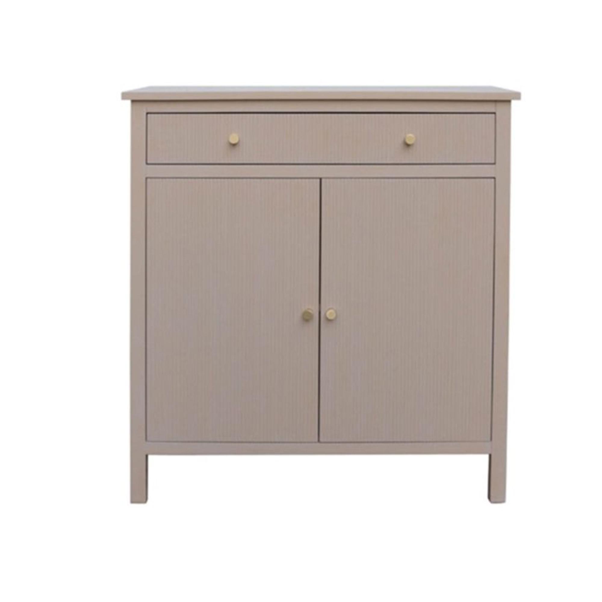 Buy Lindon Taupe 2 Door Small Sideboard - 75cm The Furnshop