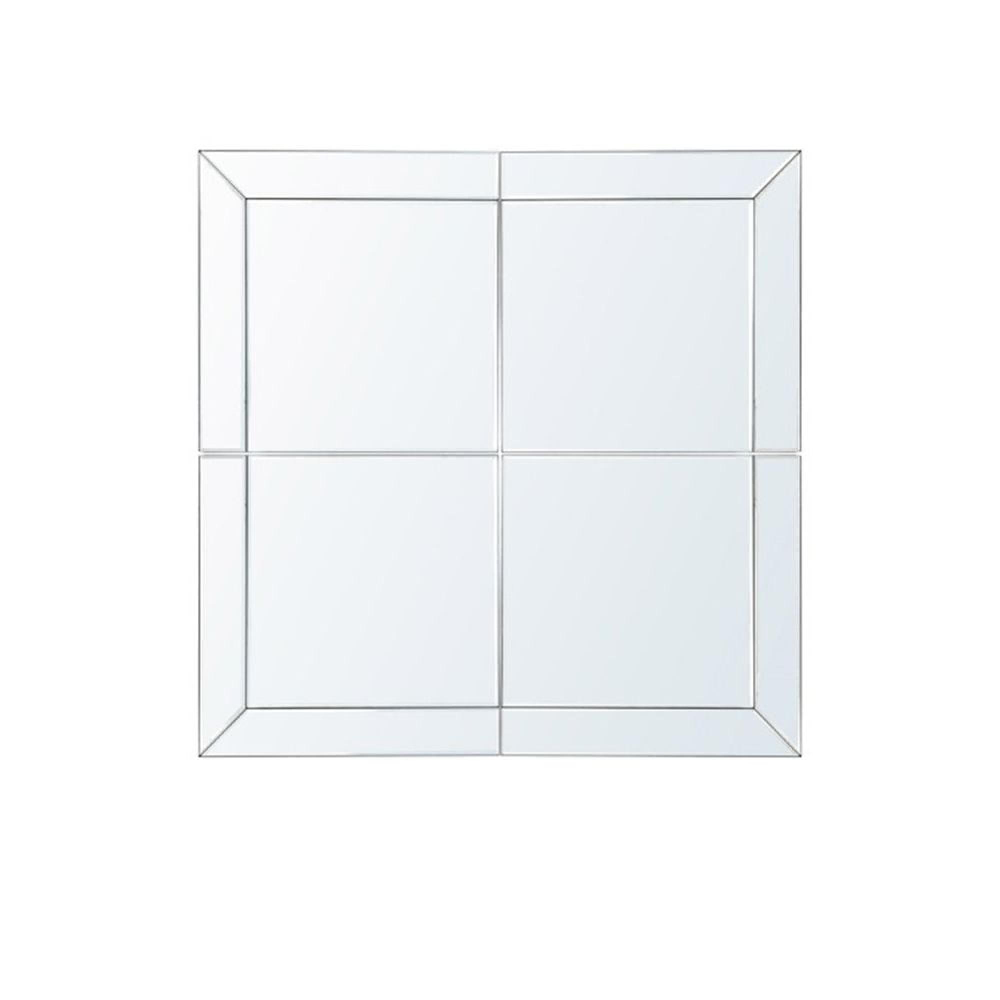 Buy Glass Square Wall Mirror - 50cm x 50cm The Furnshop