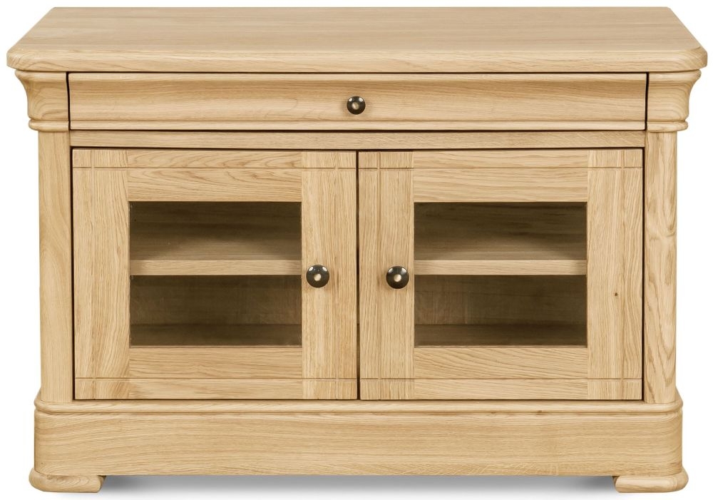 Clemence Richard Moreno Oak Small TV Unit - CFS UK