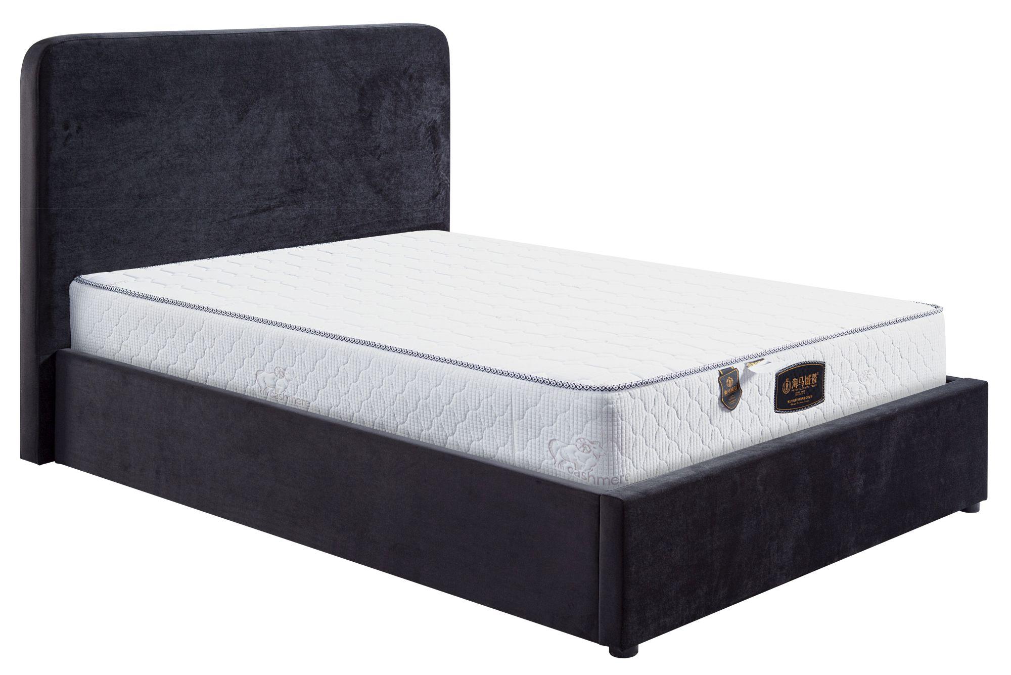 Ashby Black Fabric Bed - CFS UK