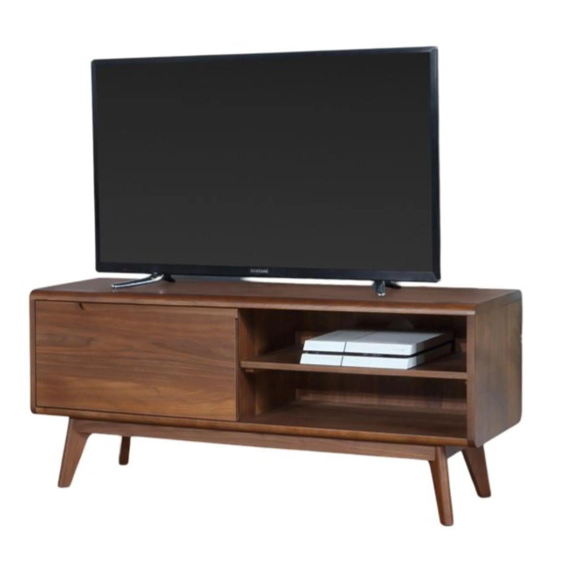 Buy Carrington Walnut 120cm TV Unit The Furn Shop