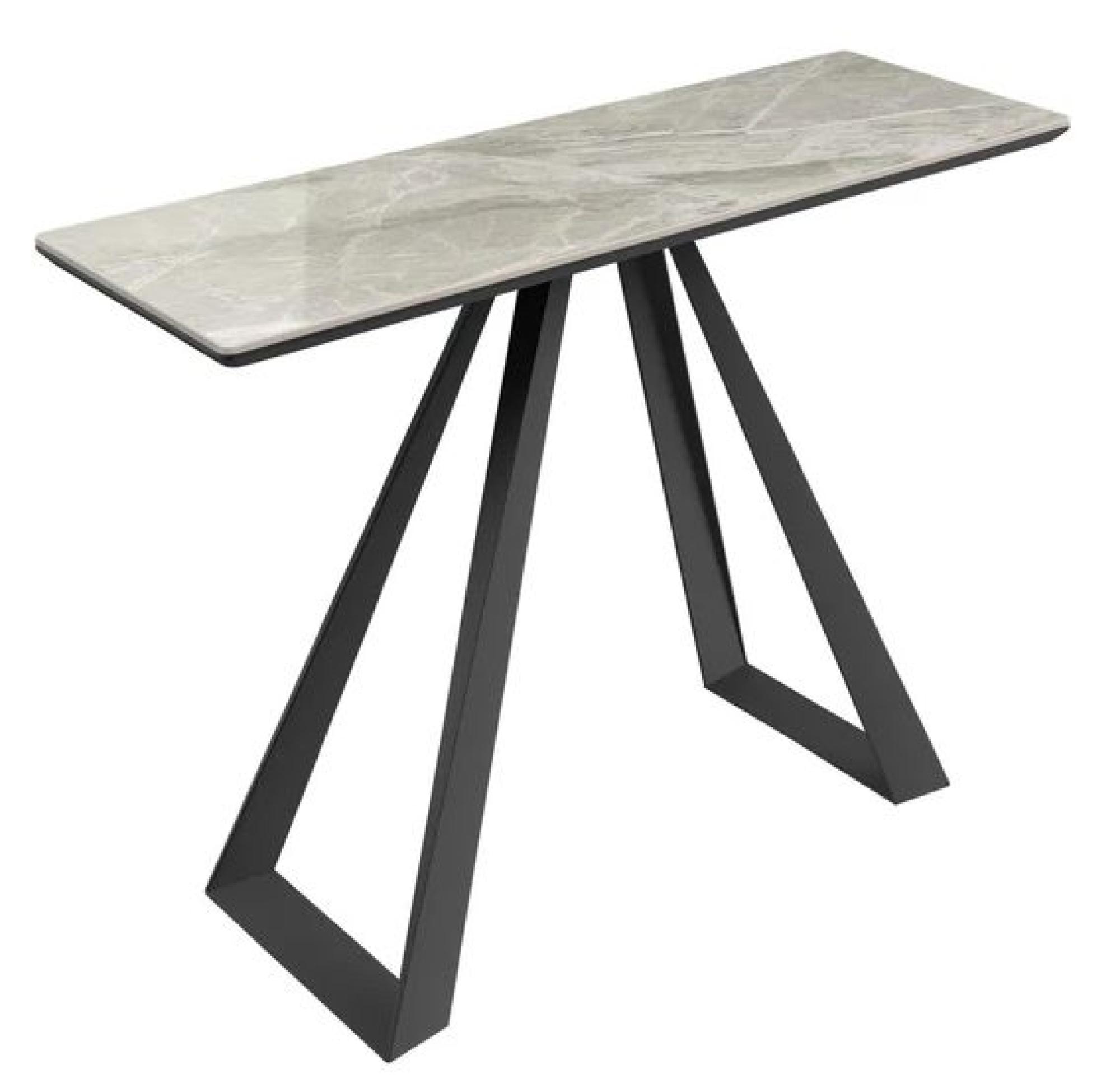 Lavante Grey Ceramic Console Table - CFS UK