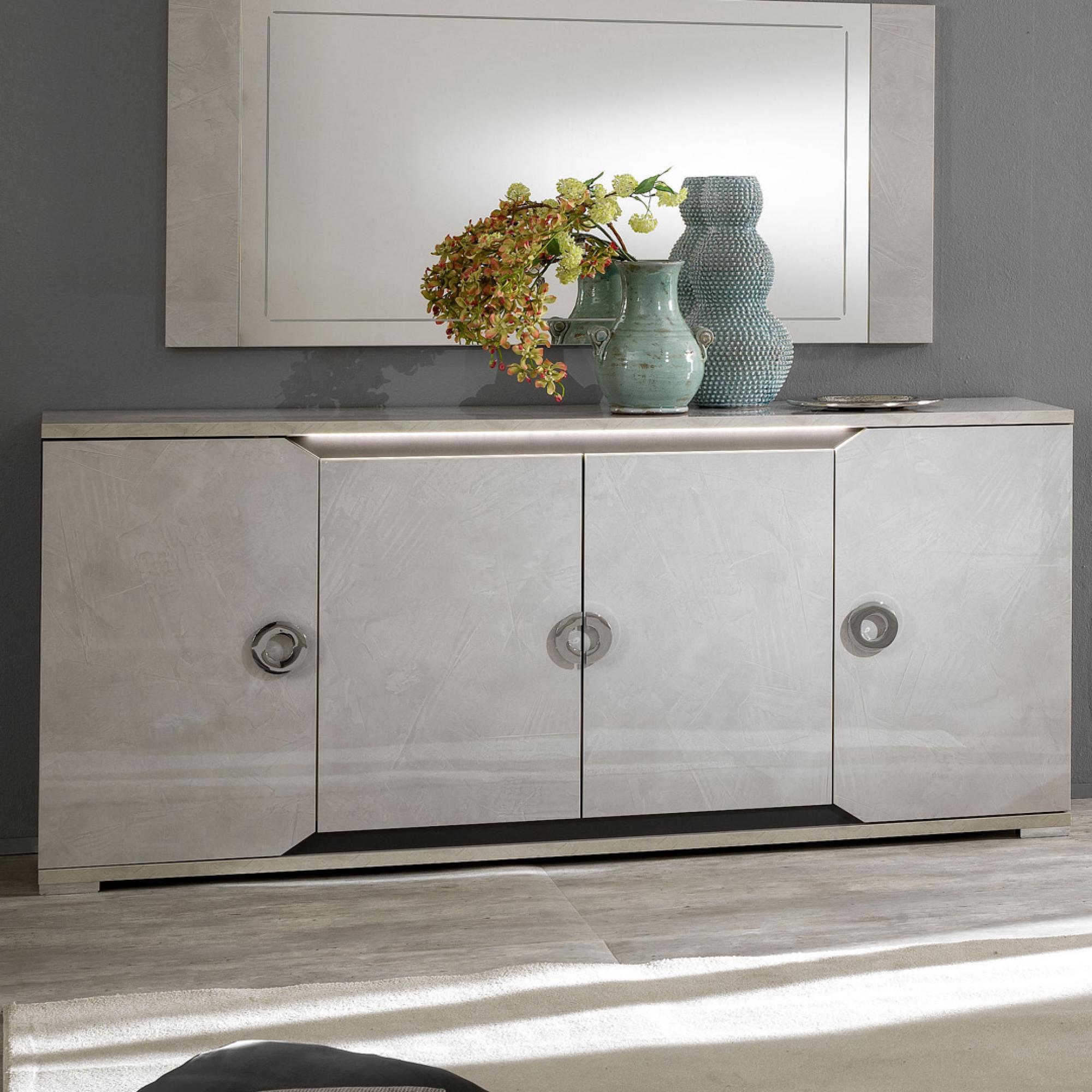 Angelo Italian 4 Door Extra Large Sideboard - 190cm