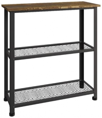 Bala Living Rustic Oak Shoe Rack - CFS UK