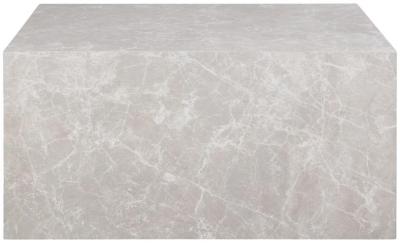 Prague Marble Effect Square Side Table - CFS UK