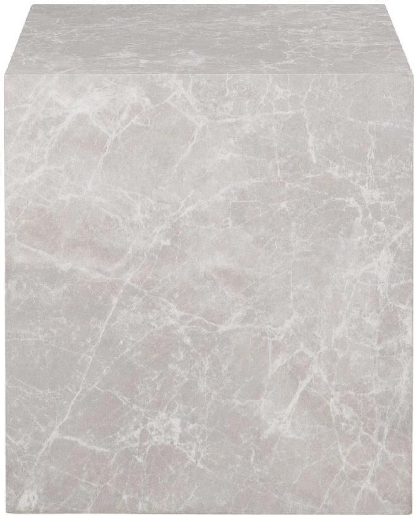 Roseto Marble Effect Square Side Table | Choice Furniture Superstore UK