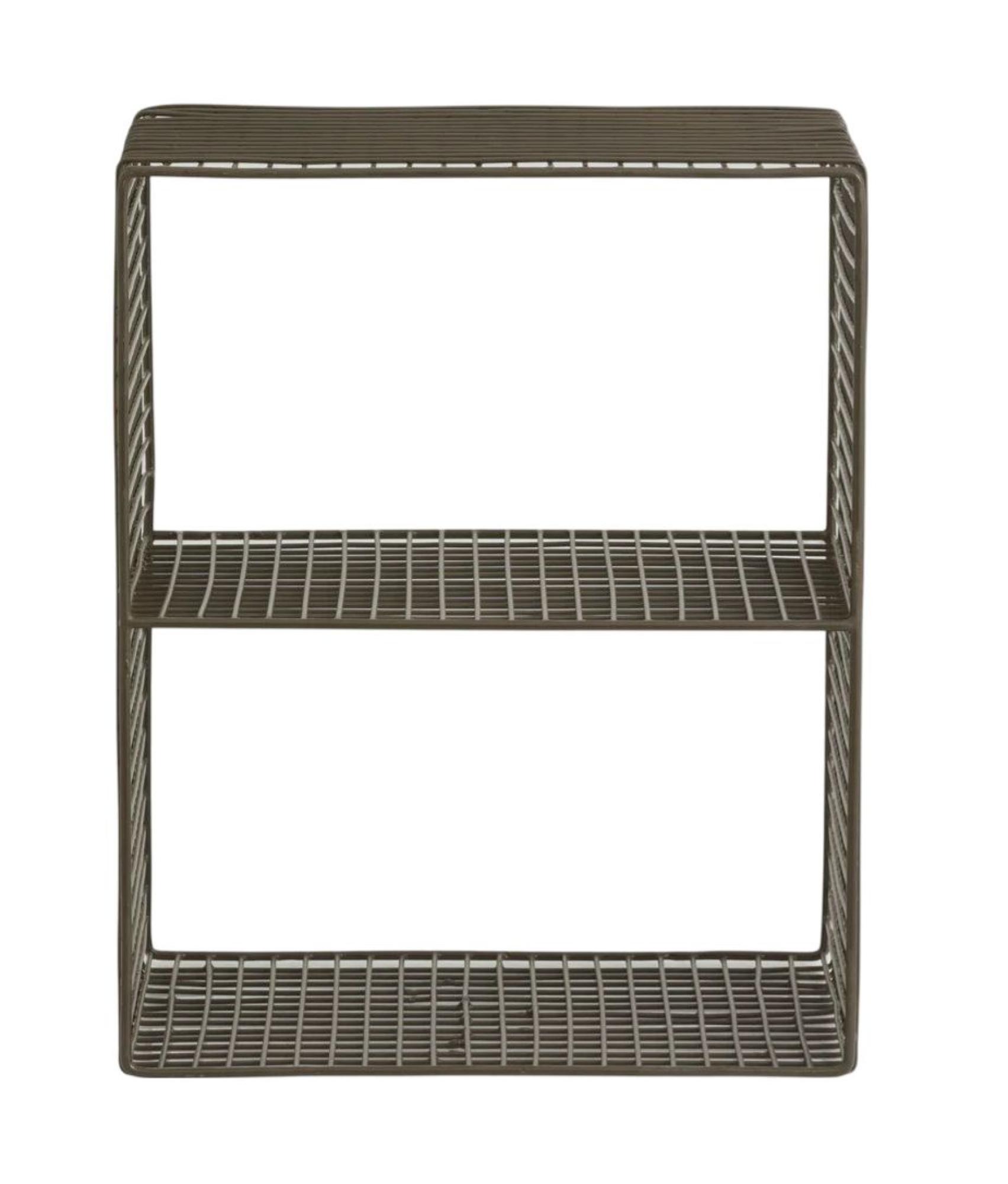 NORDAL Tuo Olive Painted Metal Wall Shelf - CFS UK