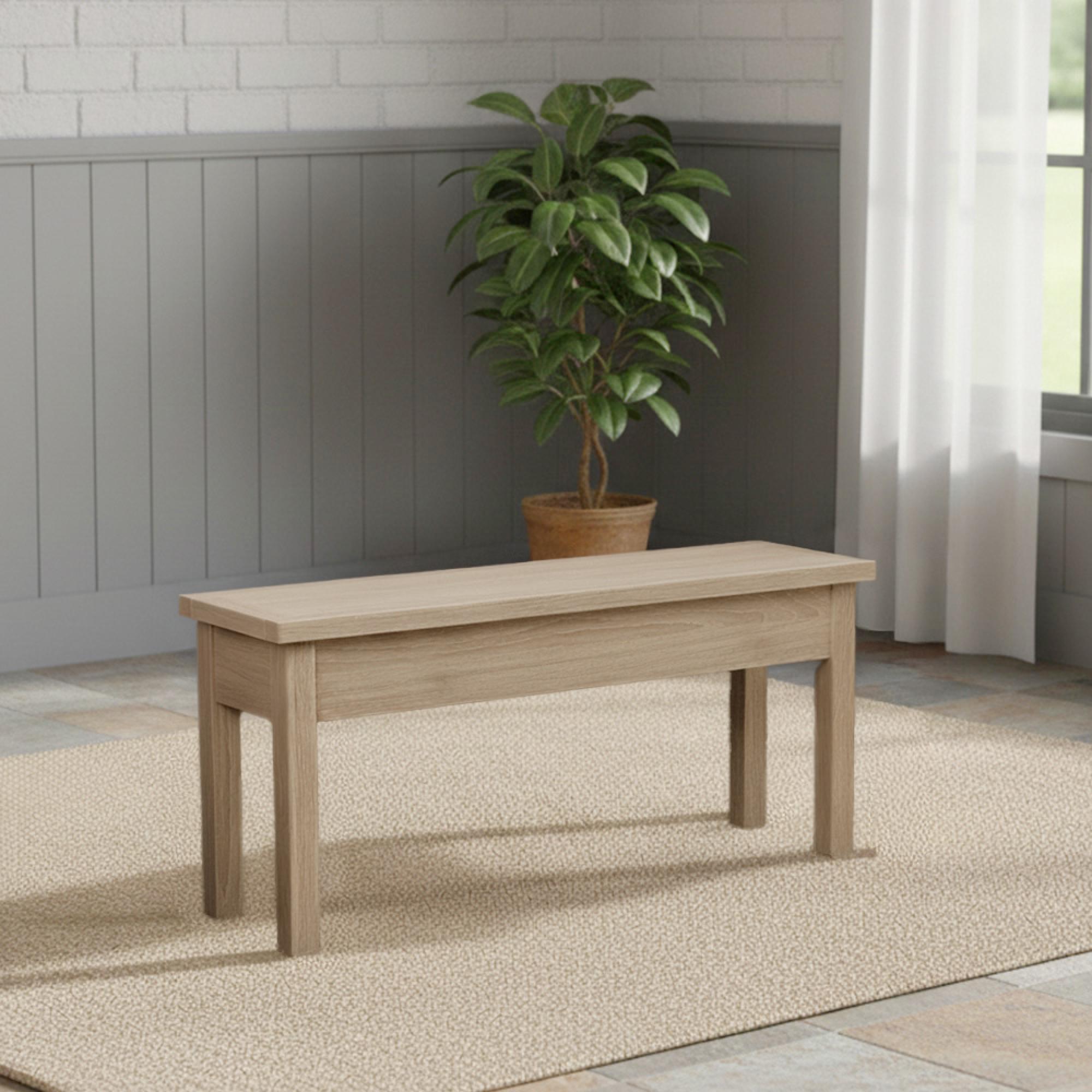 Modern Country Oak 1 Drawer Hallway Bench | Choice Furniture Superstore UK