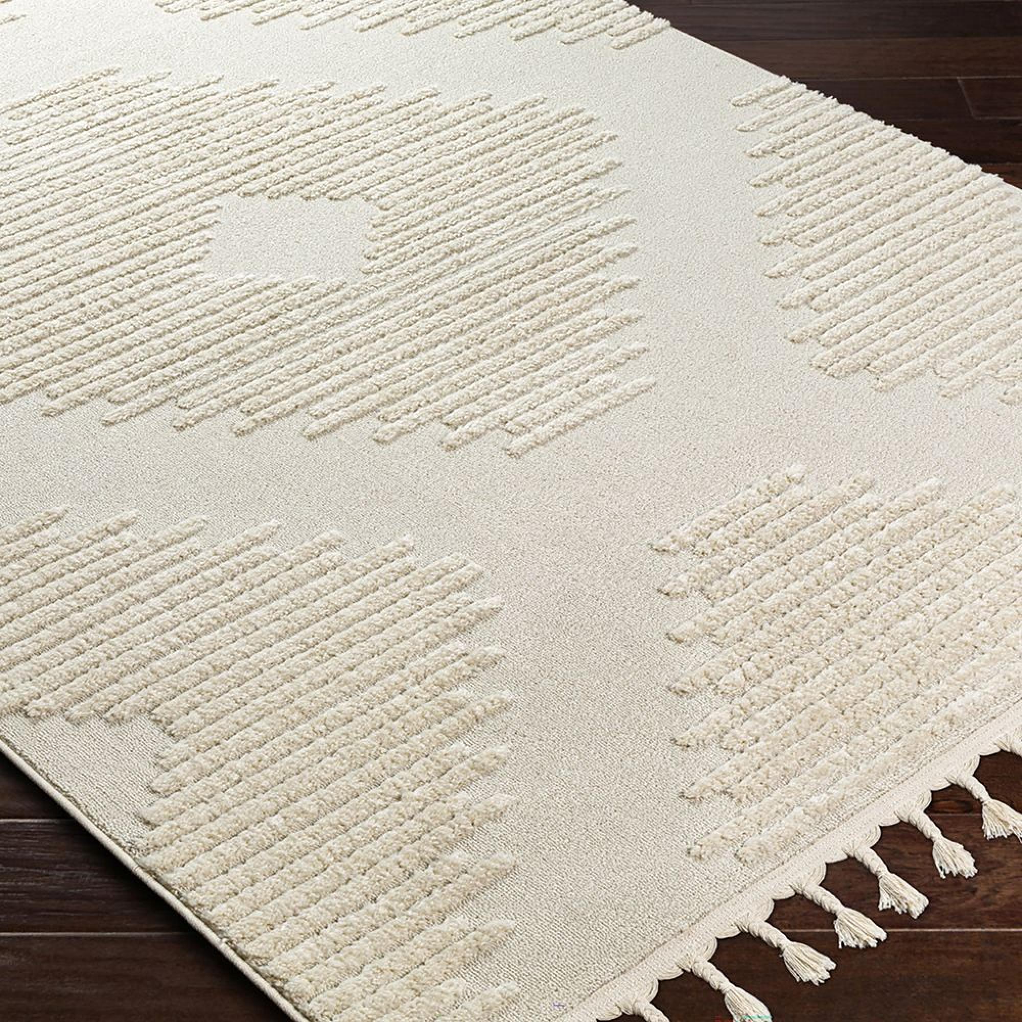 Livabliss Nora Berber Global High Pile Neutral Area Rug - Sizes ...