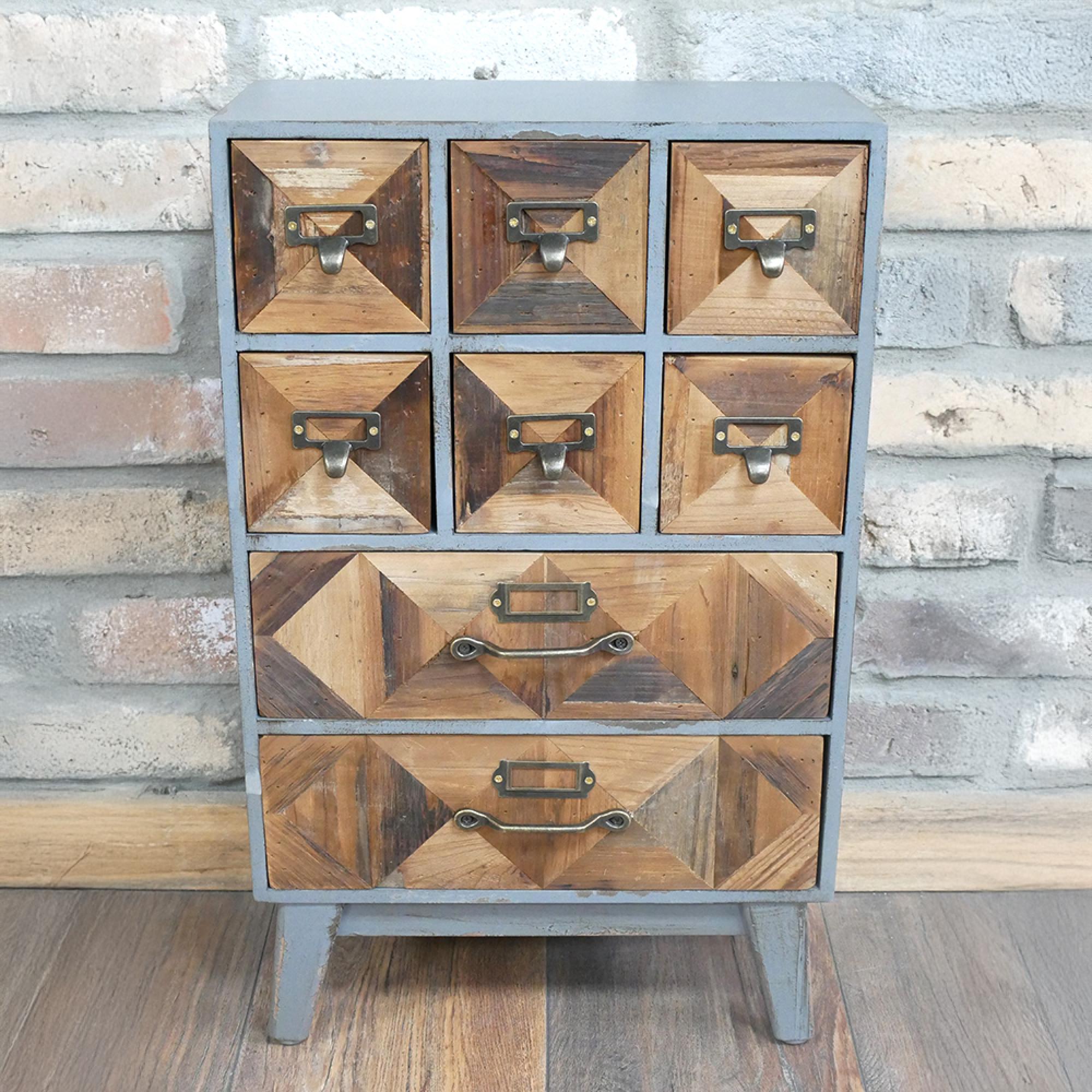 Dutch Wooden Small Multi Drawer Storage Unit | Choice Furniture ...