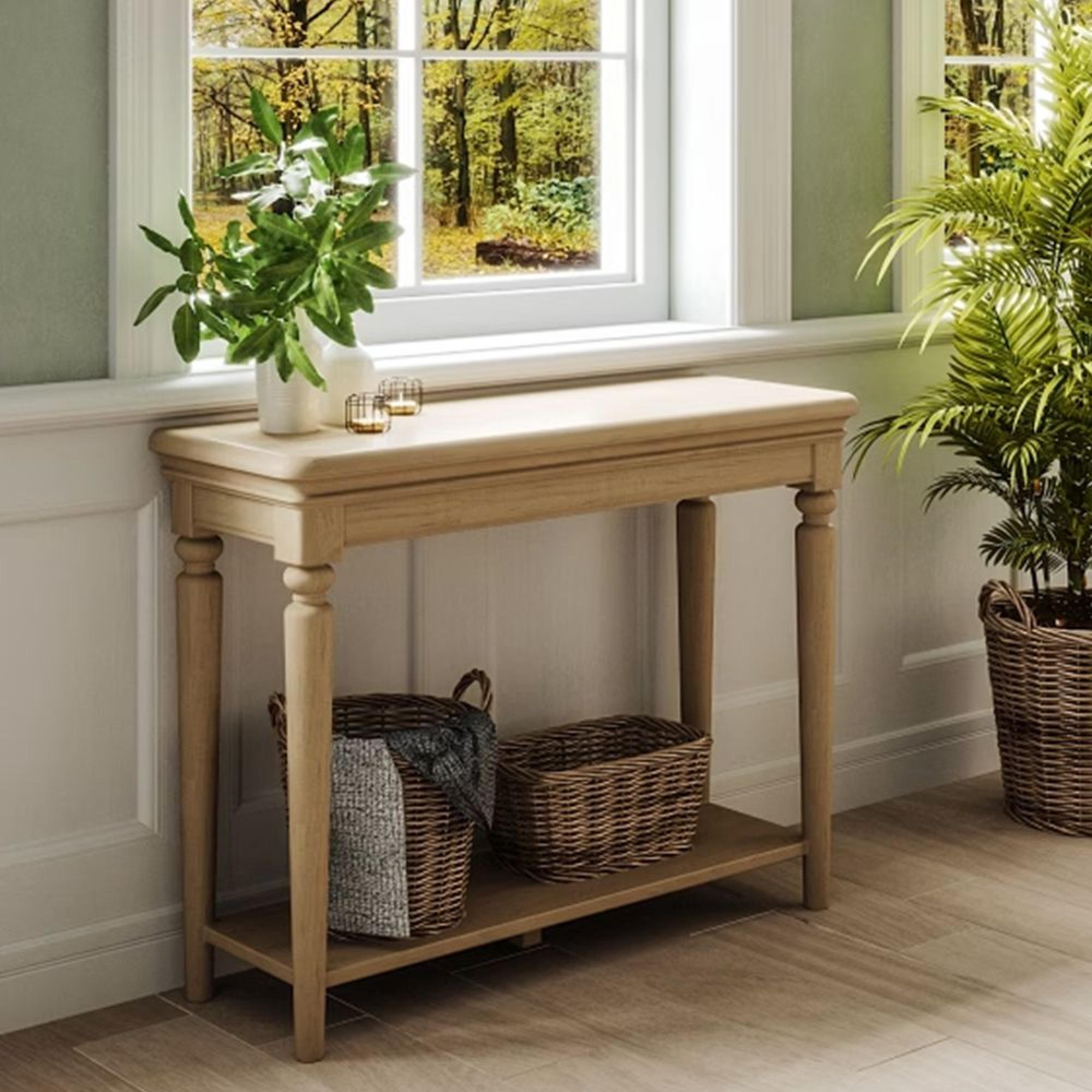Cromwell Oak Console Table | Choice Furniture Superstore UK