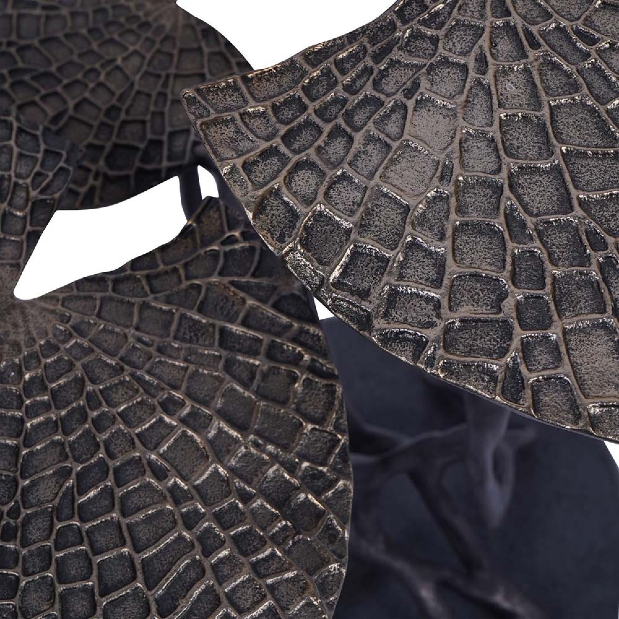 Libra Lily Pad Antique Brass Leaf Trio Side Table | Choice Furniture ...