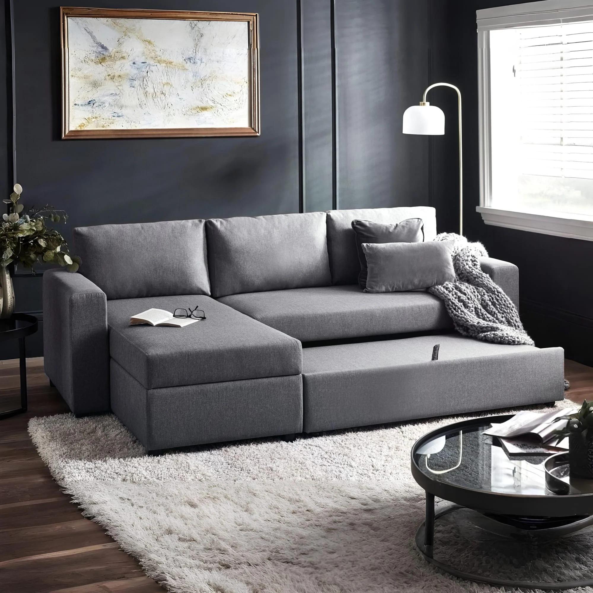 Angel Light Grey Fabric Sofabed | Choice Furniture Superstore UK
