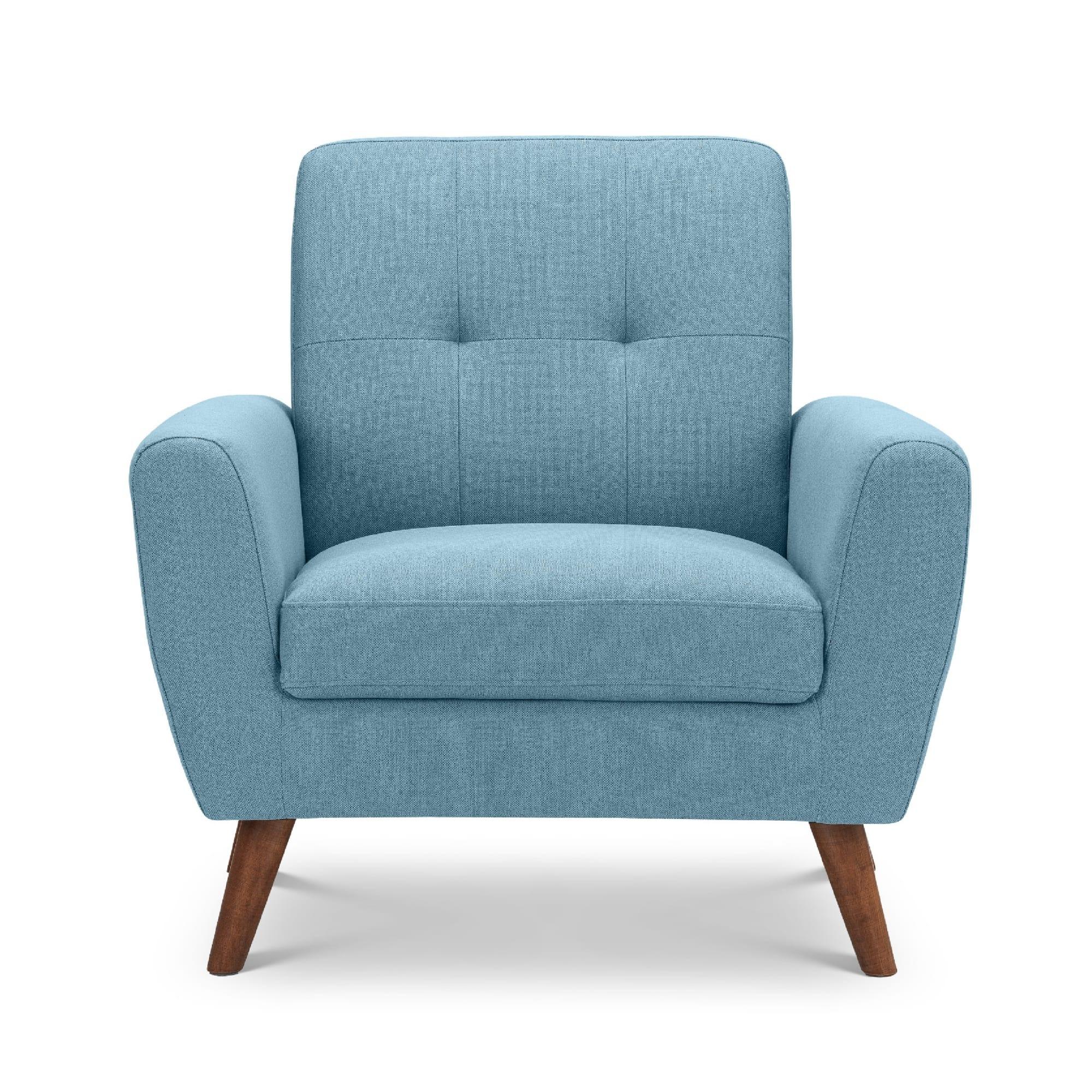 Monza Blue Fabric Armchair | Choice Furniture Superstore UK