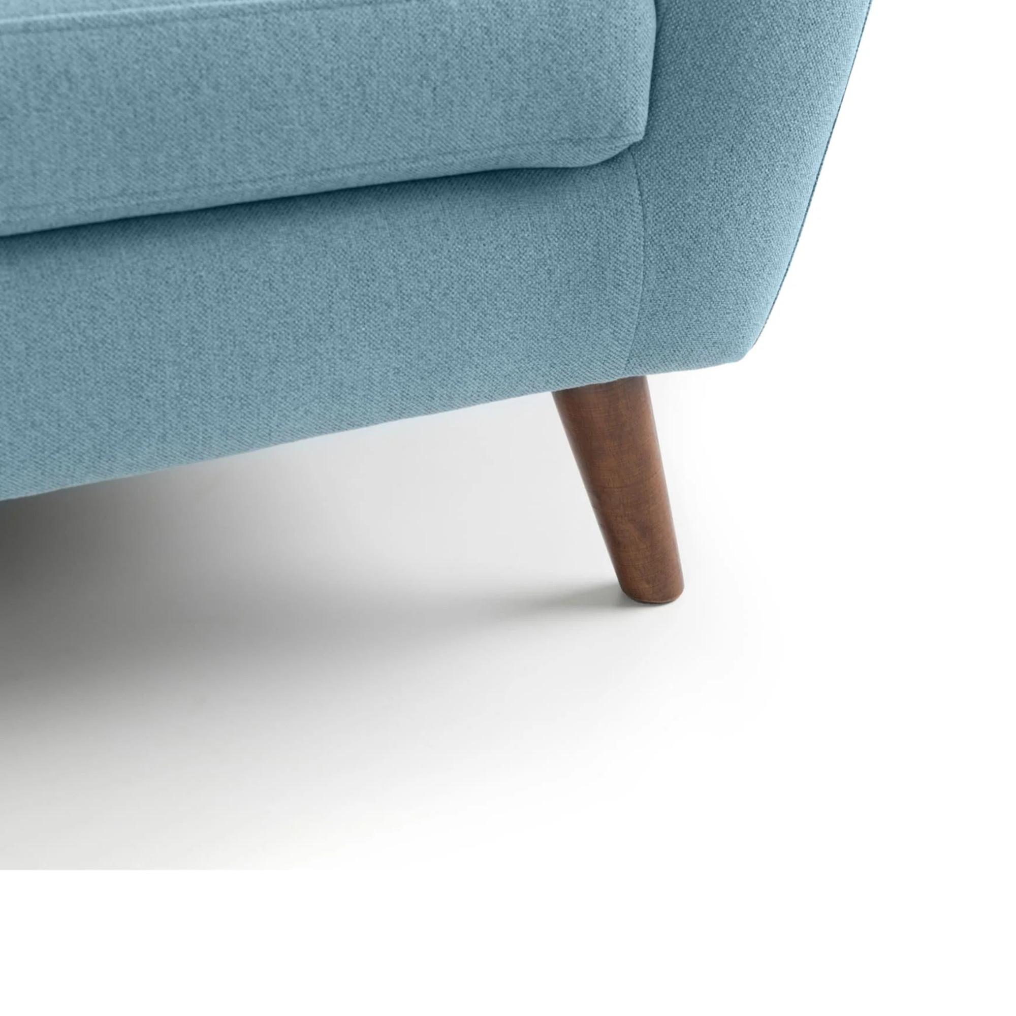 Monza Blue Fabric Armchair | Choice Furniture Superstore UK