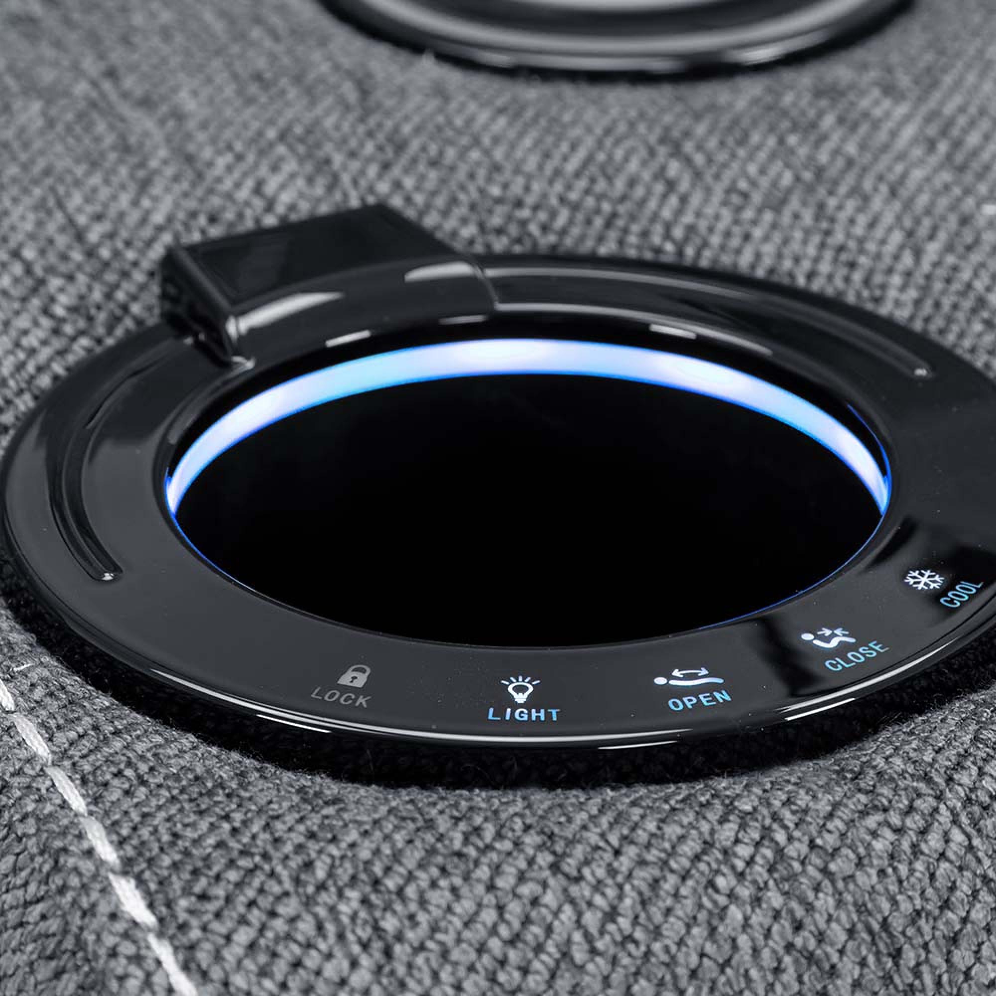 Galaxy Tech Grey Fabric 2 Seater Sofa | Choice Furniture Superstore UK