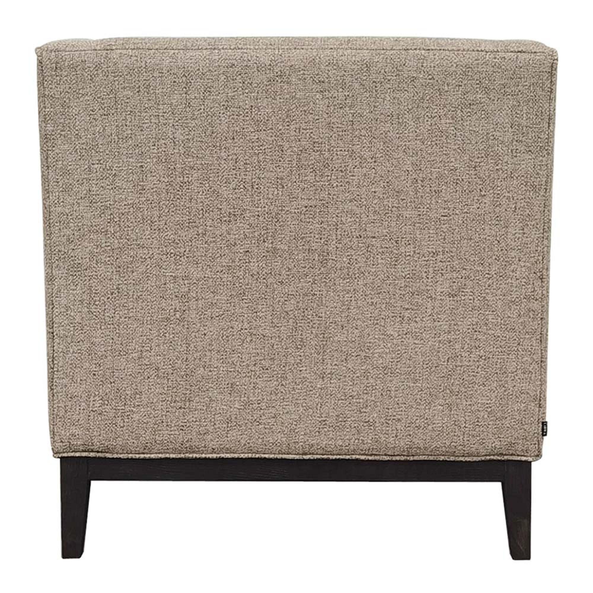 Libra Theodore Dark Taupe Buttoned Armchair | Choice Furniture ...
