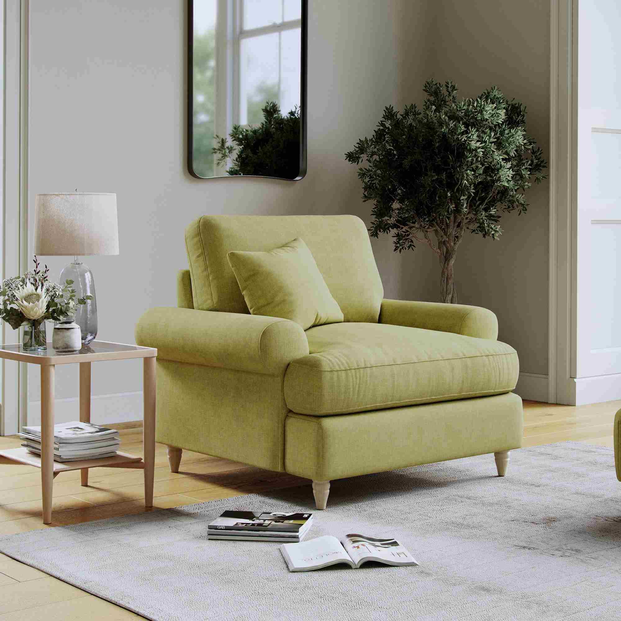 Narva Sage Fabric 2.5 Seater Sofa | Choice Furniture Superstore UK