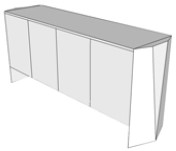 Freedom Marble Buffet - Variation Available | Choice Furniture ...