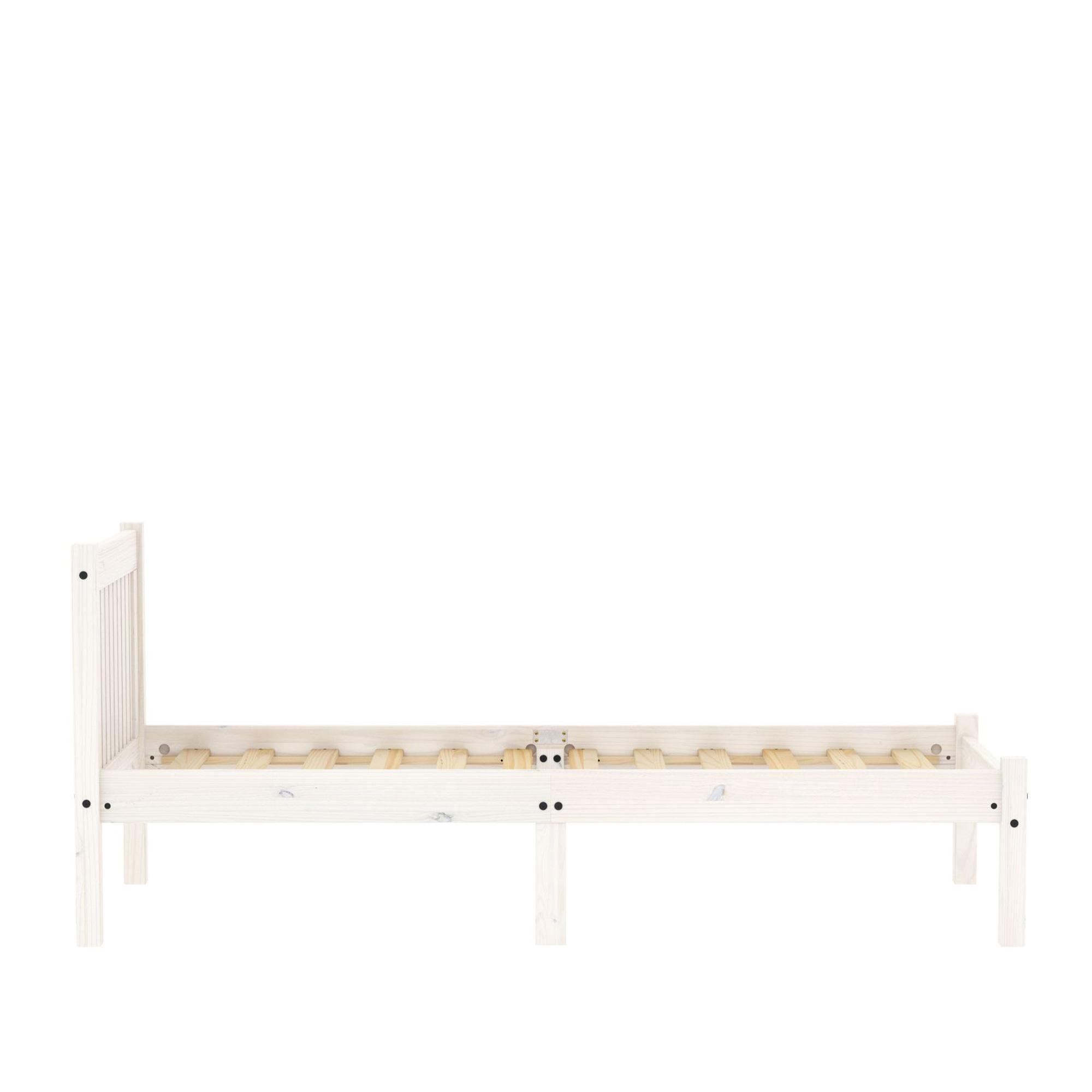 Rio White Washed Wooden Bed - Sizes Available - CFS UK