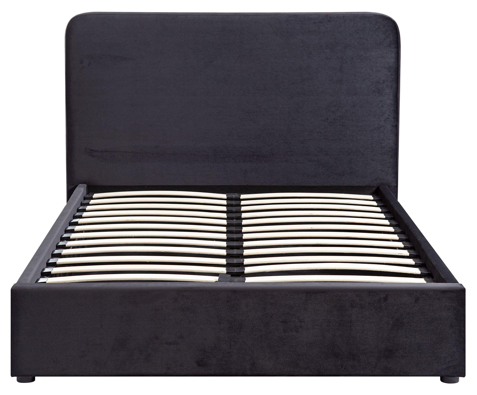 Ashby Black Fabric Bed - CFS UK