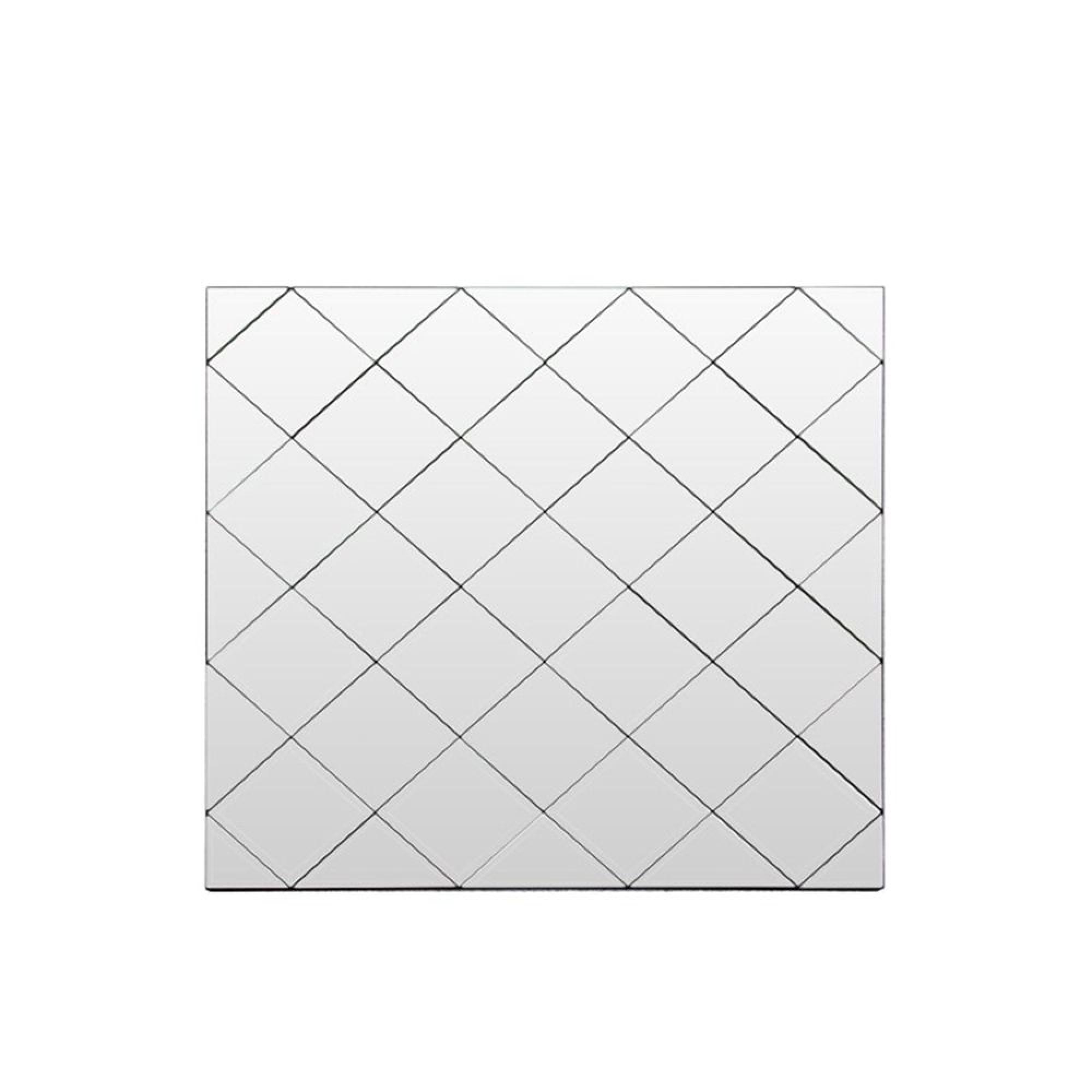 Criss Cross Square Wall Mirror - 50cm x 50cm