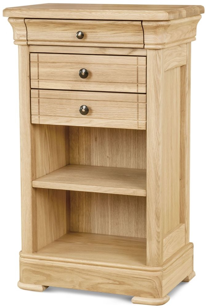 Clemence Richard Moreno Oak Phone Table - CFS UK