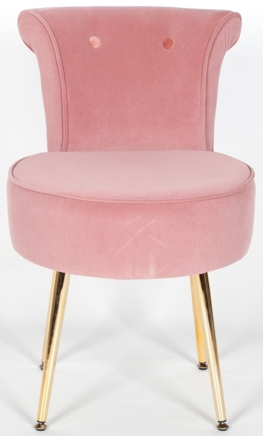 Blush pink chair for dressing table store