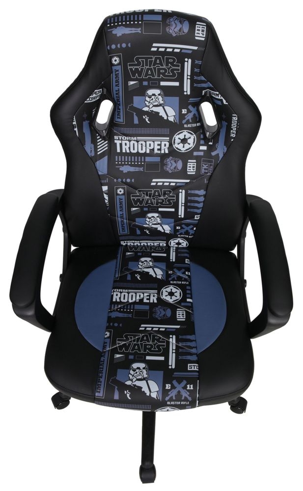 Disney Star Wars Blue Faux Leather Gaming Chair - CFS UK