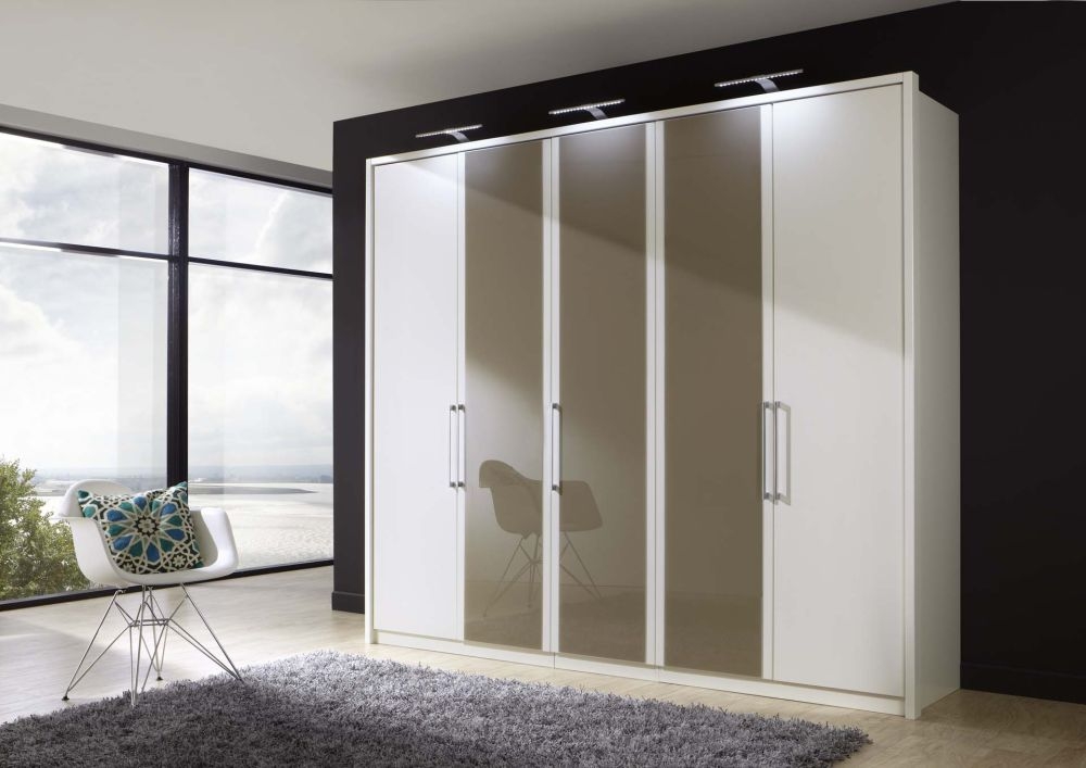 Wiemann Berlin Glass Door Wardrobe - CFS UK